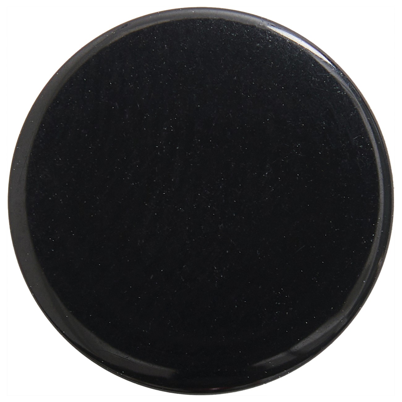 Basic Flat Dots Button 11mm Black 8pc