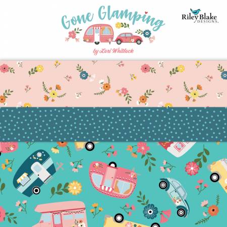 Gone Glamping 10in Squares, 42pcs By Whitlock, Lori