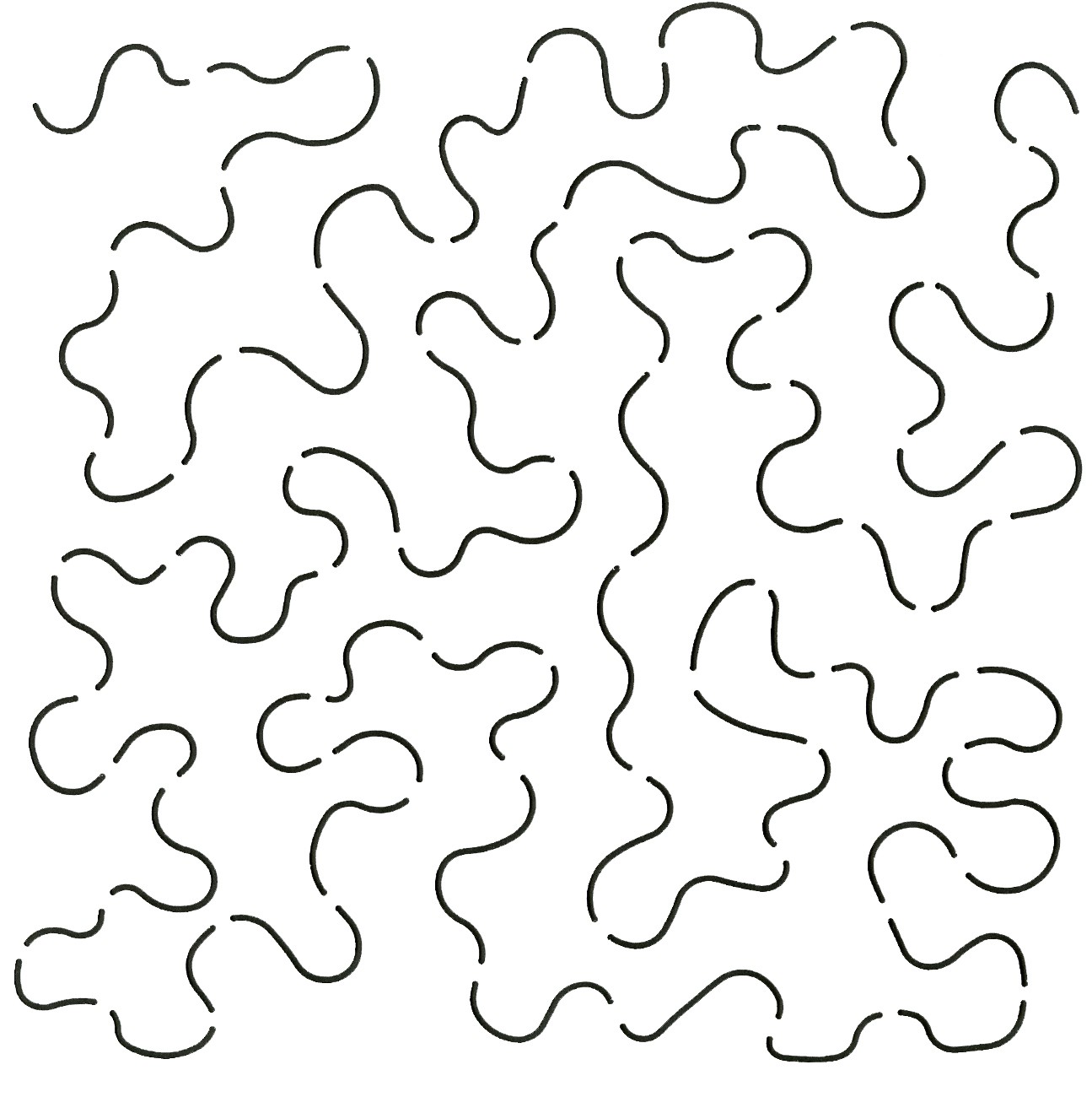 Quilt Stencil Large Stipple