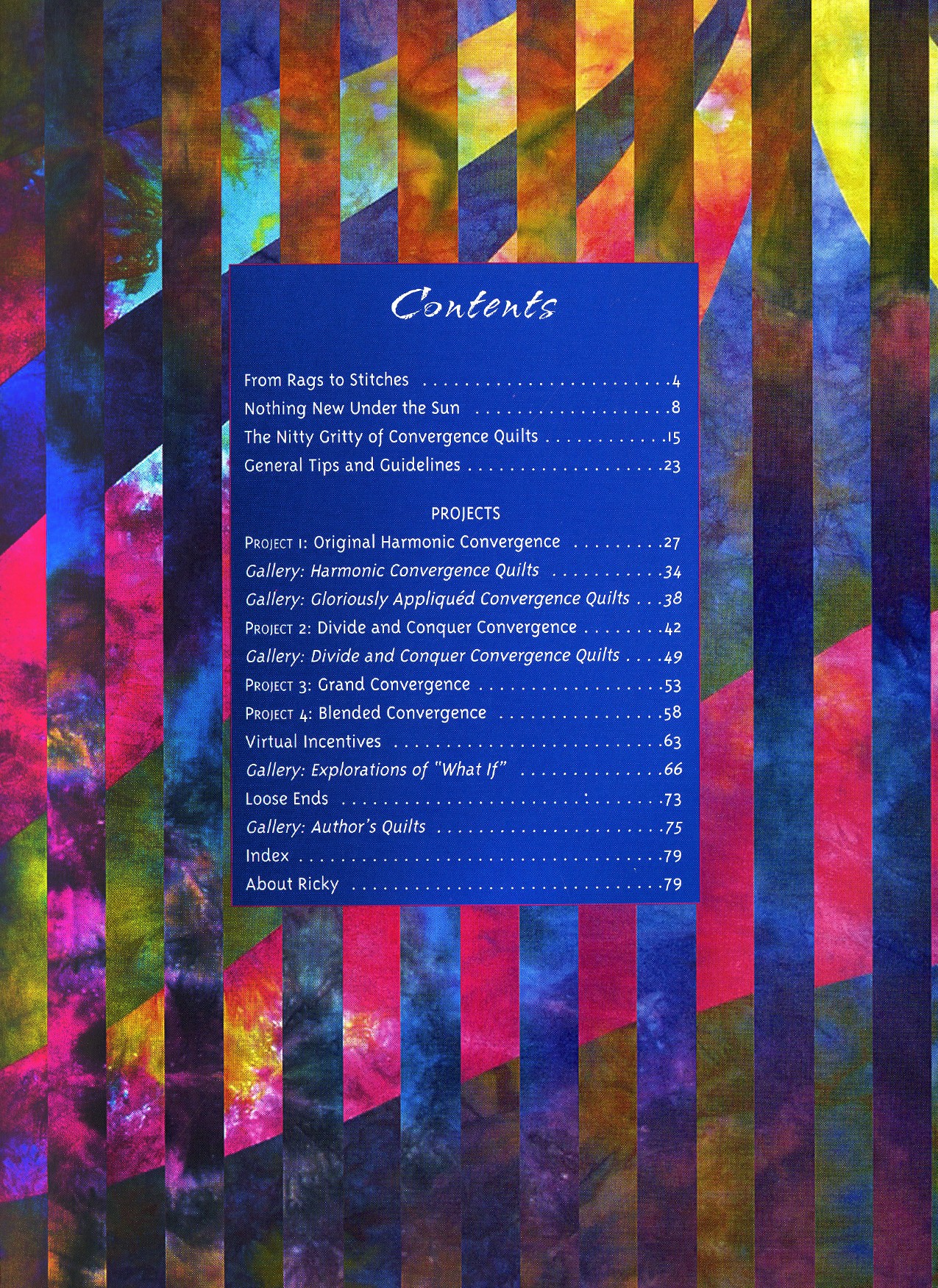 Ricky Tims Convergence Quilts By Tims, Ricky