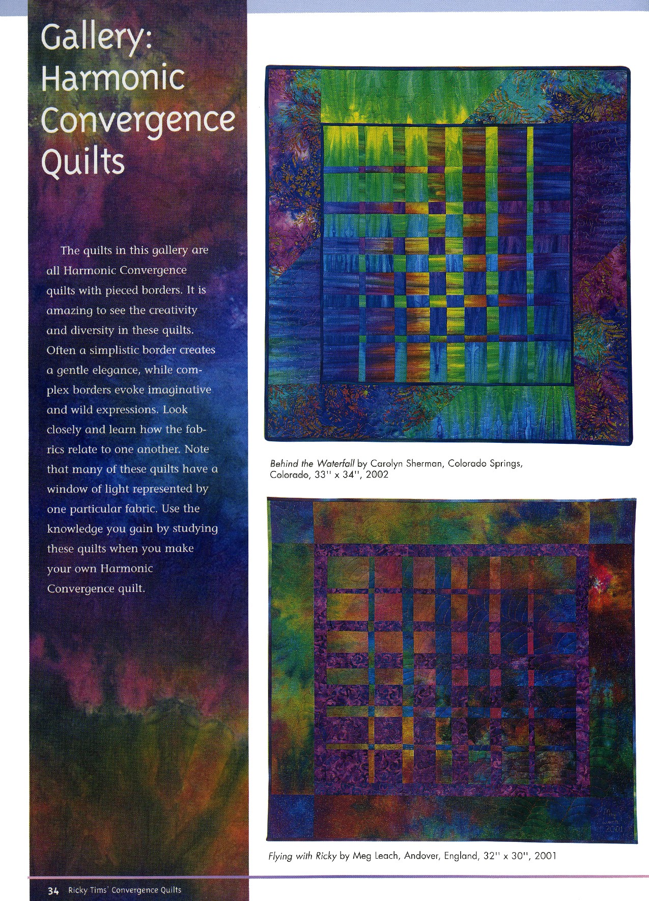 Ricky Tims Convergence Quilts By Tims, Ricky