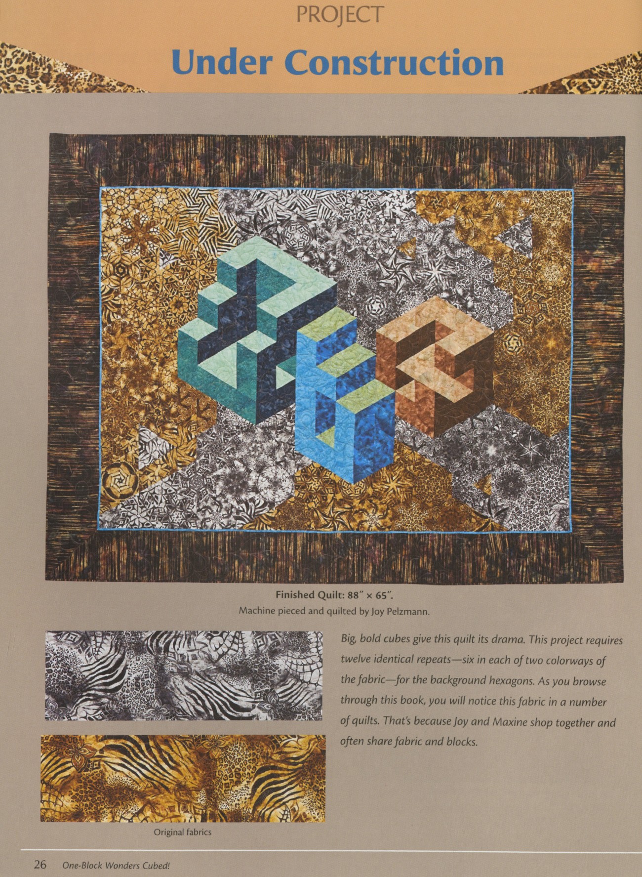 One-Block Wonders Cubed By Rosenthal, Maxine & Pelzmann, Joy