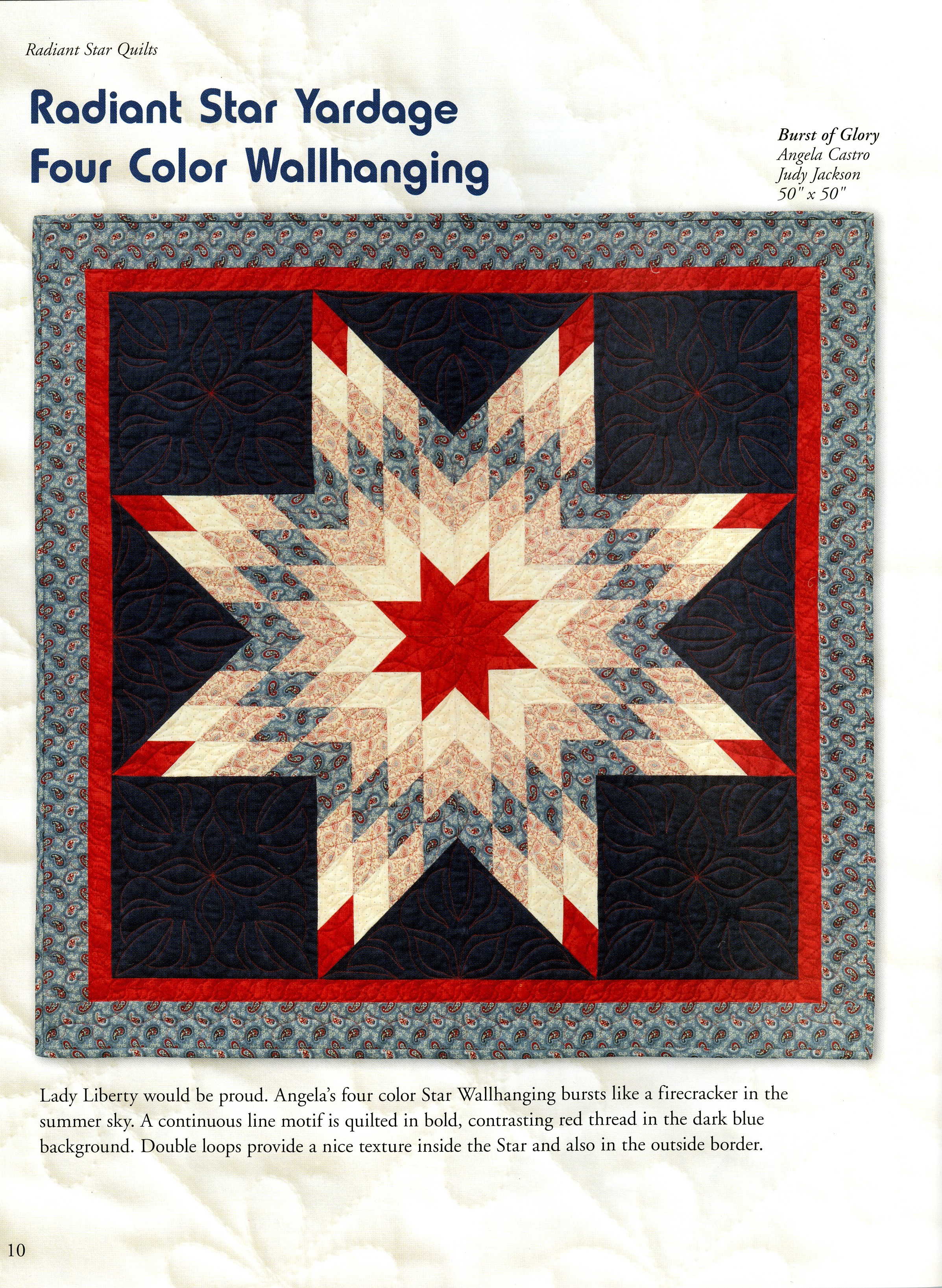 Radiant Star Quilts By Burns, Eleanor