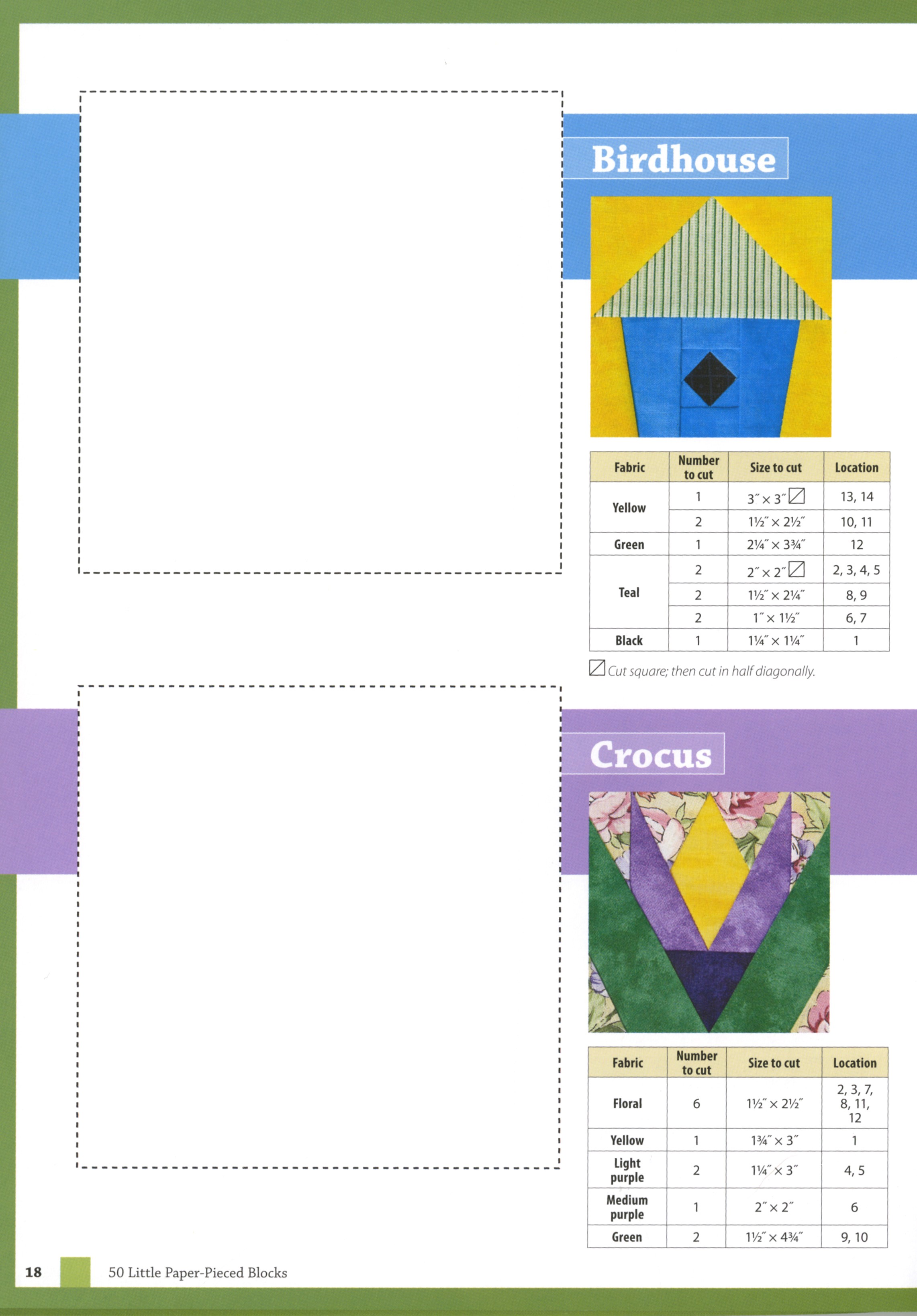 50 Little Paper-Pieced Blocks By Doak, Carol