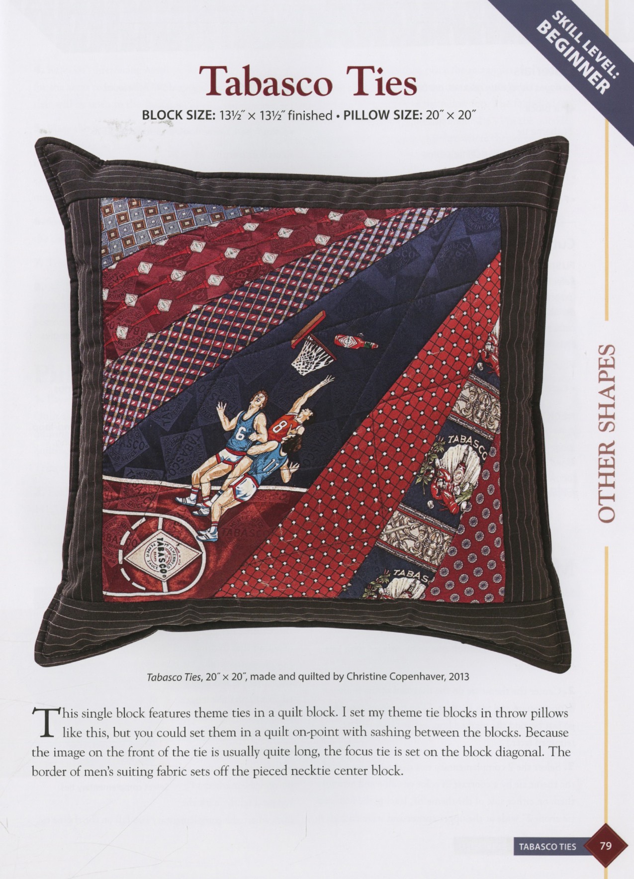 Necktie Quilts Reinvented By Copenhaver, Christine