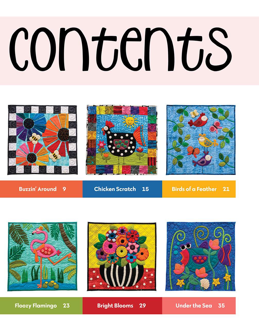 Cool Cotton & Whimsical Wool Quilts
