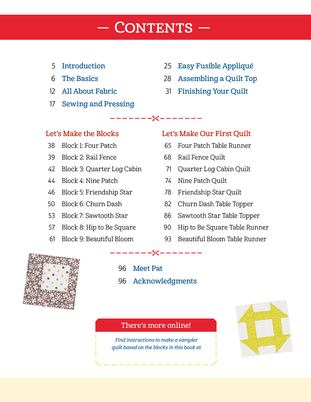 Pat Sloans Teach Me to Make My First Quilt