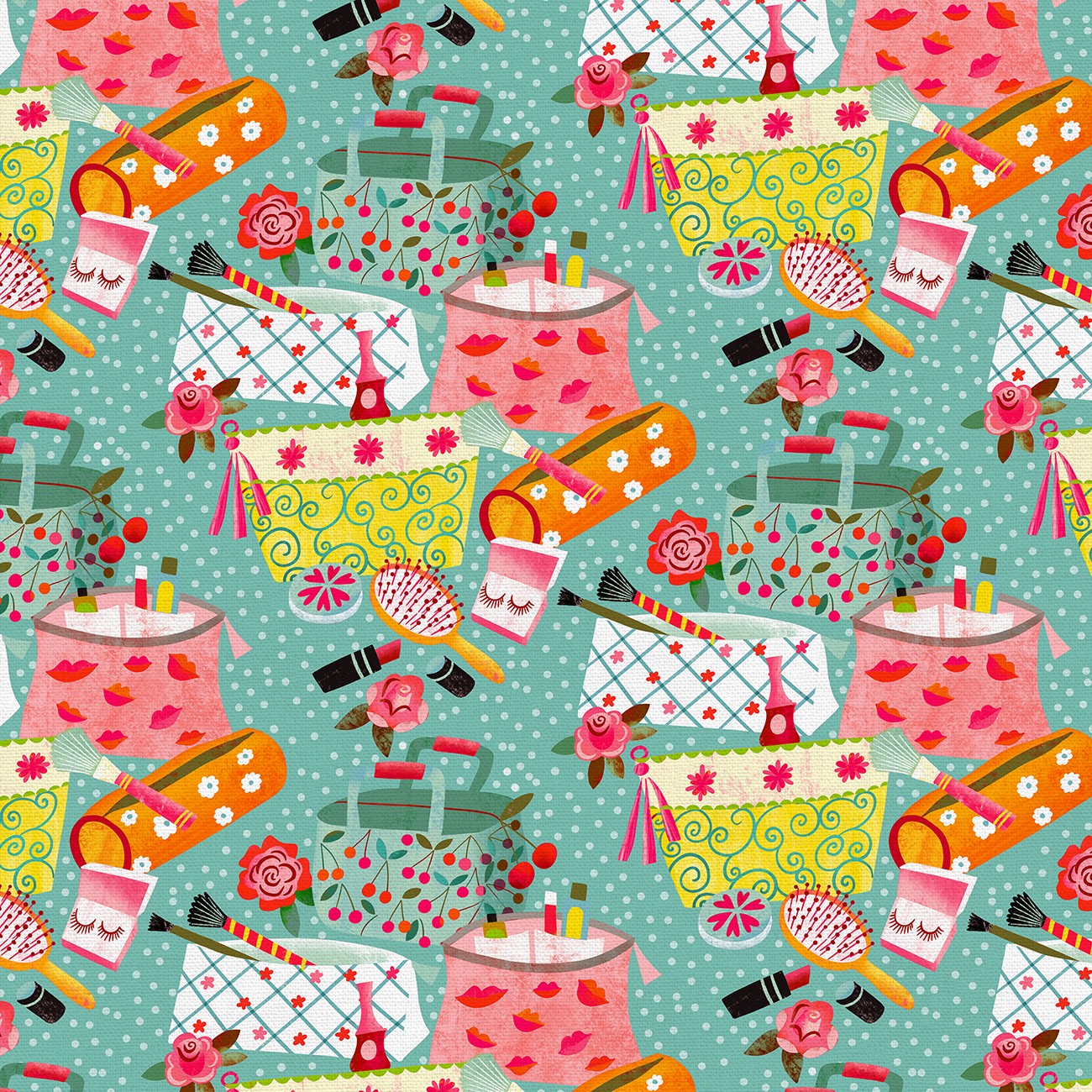 Lovely Drop Kits Teal/Pink