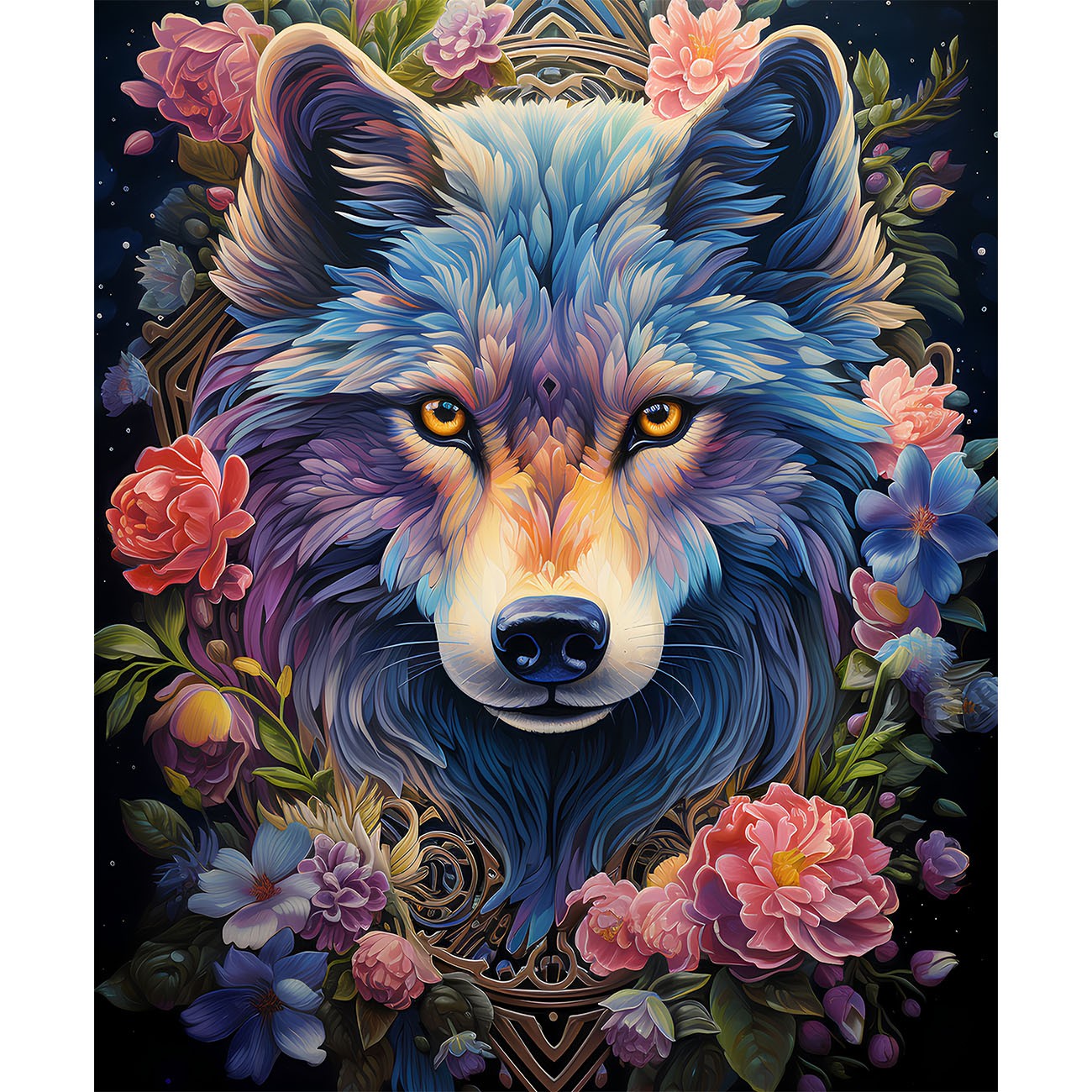 Multi Celeste Wolf Panel