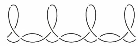 Quilt Stencil Loop Border