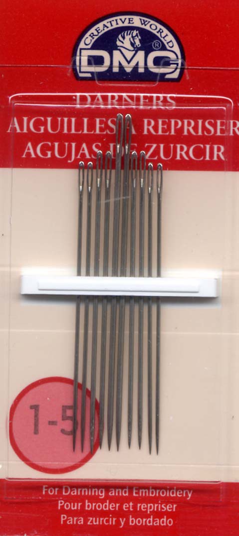 DMC Darners Needles Assorted Sizes 1/5