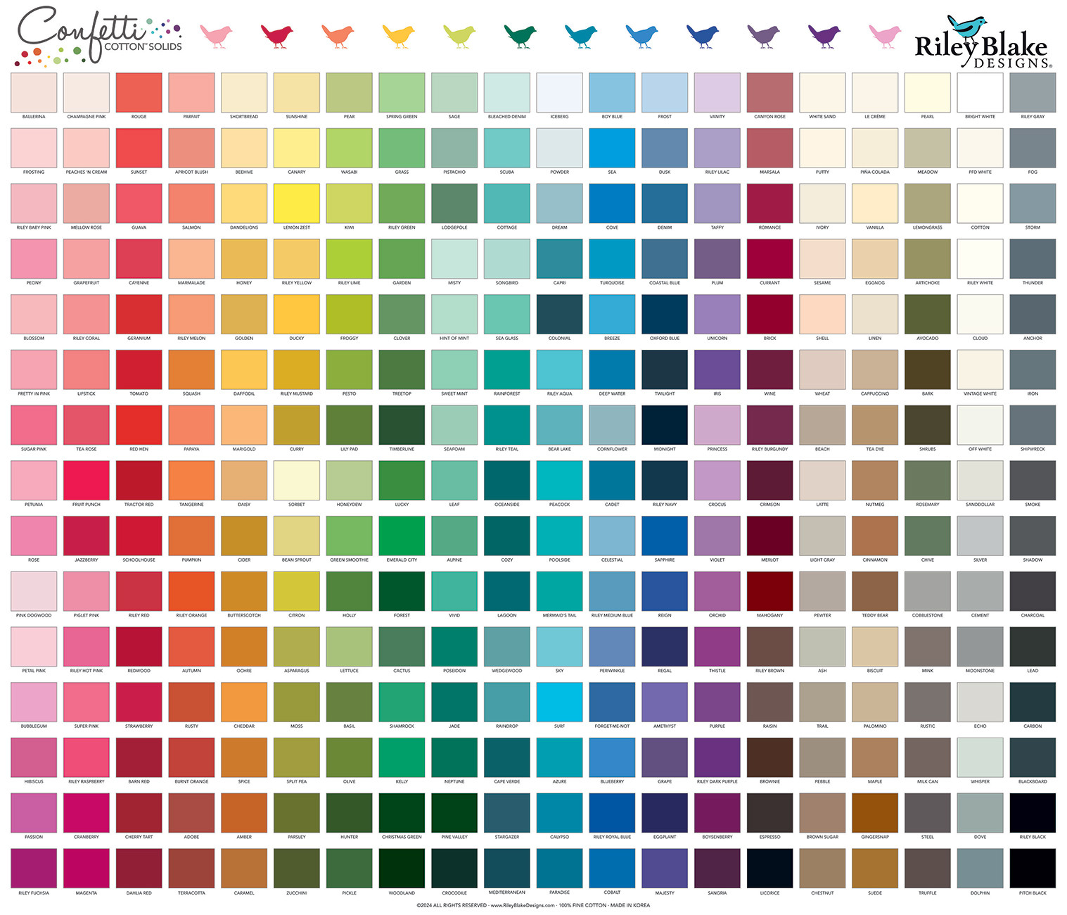 Confetti Cotton 35 1/2in x 43in Swatch Panel (1 panel. Cut, folded and ...