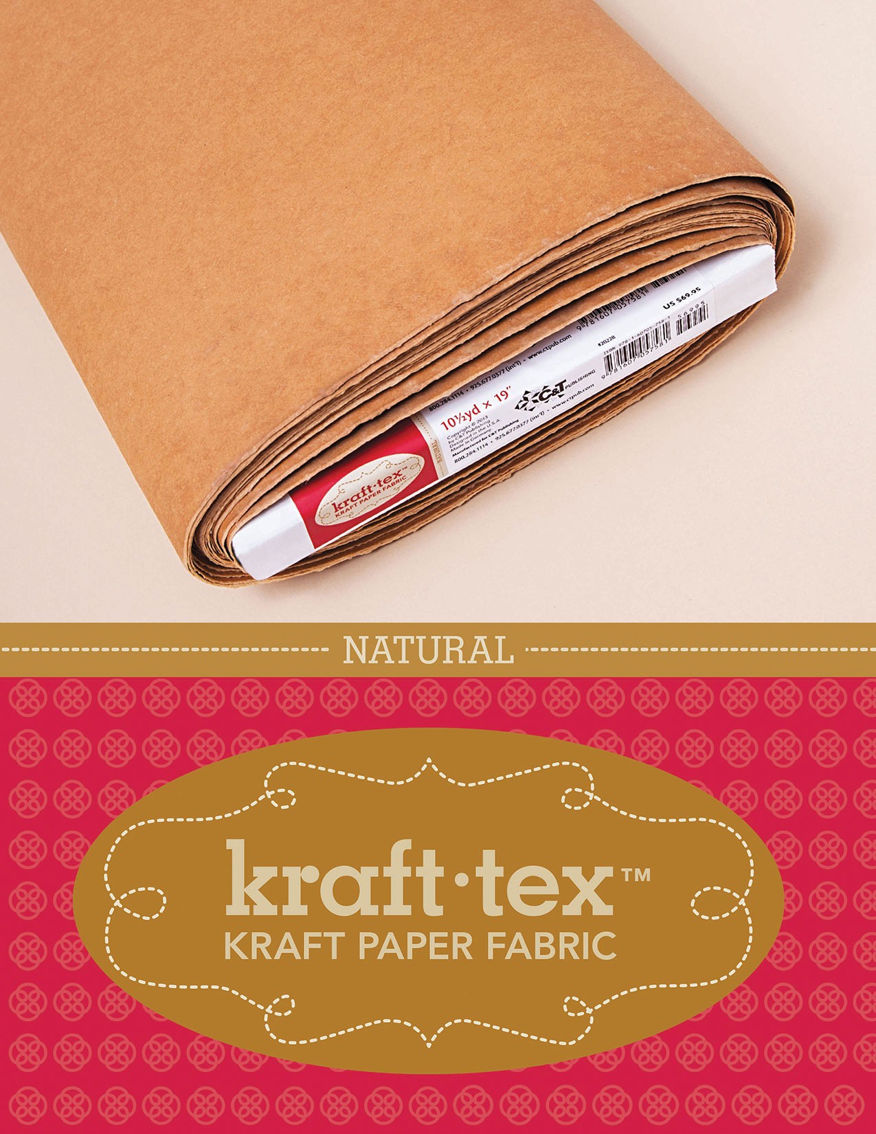 Kraft-tex Kraft Paper Bolt of 19in x 10 Yards
