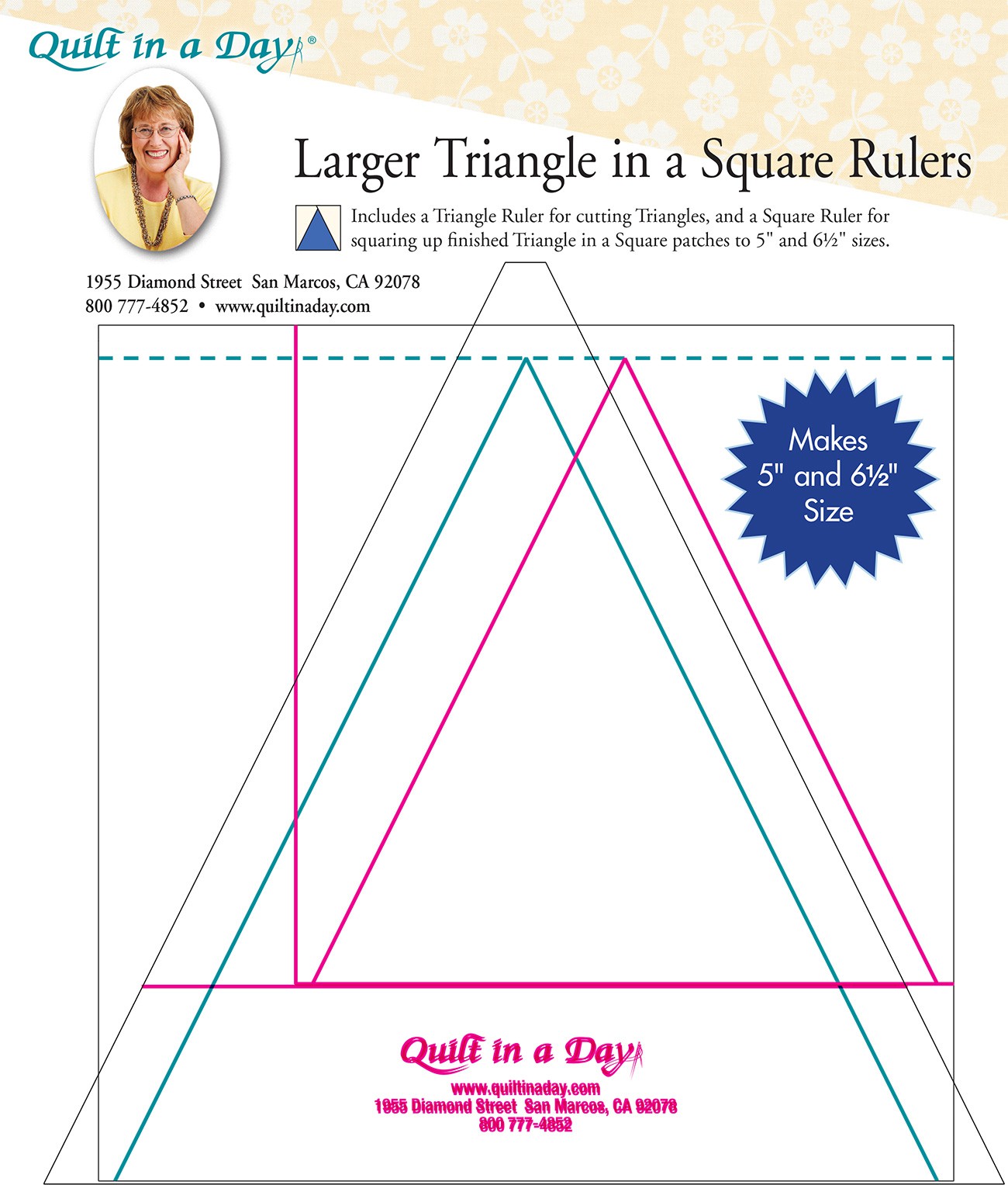 Larger Triangle in a Square Ruler By Burns, Eleanor