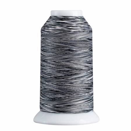 Superior Spirit 40wt Polyester 1650yd Variegated Thread Black White