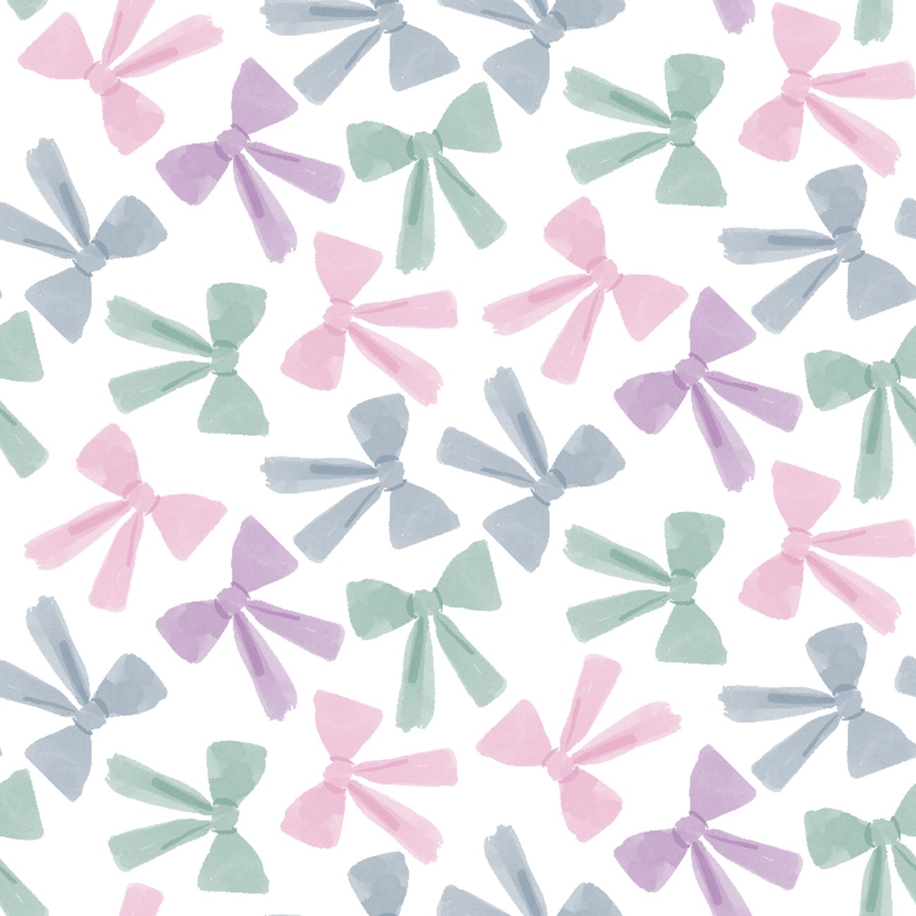 White Bow-Tiful Wishes Flannel