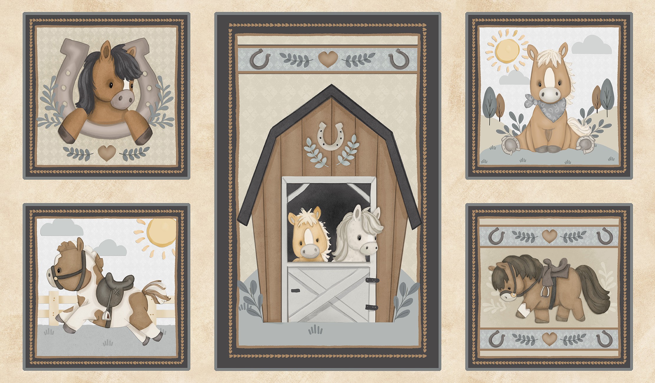 Multi Block Panel 24 Inch repeat By Comiskey, Shelly