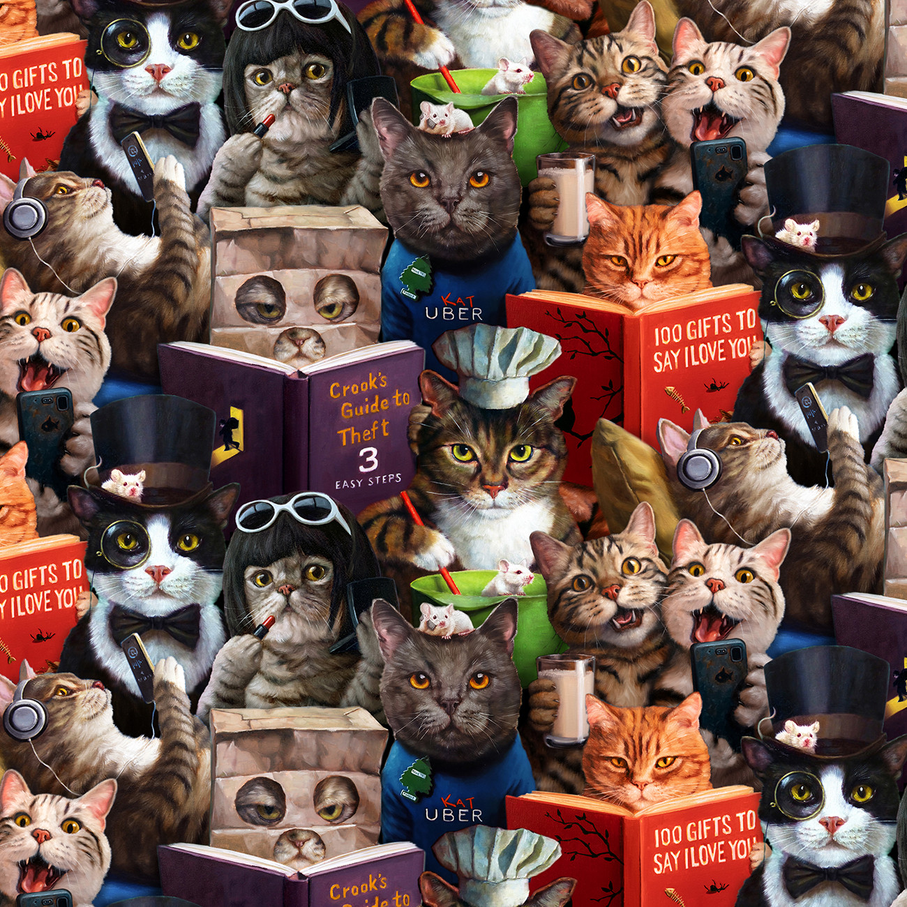 Cat'S Meow Packed Cats By Heffernan, Lucia