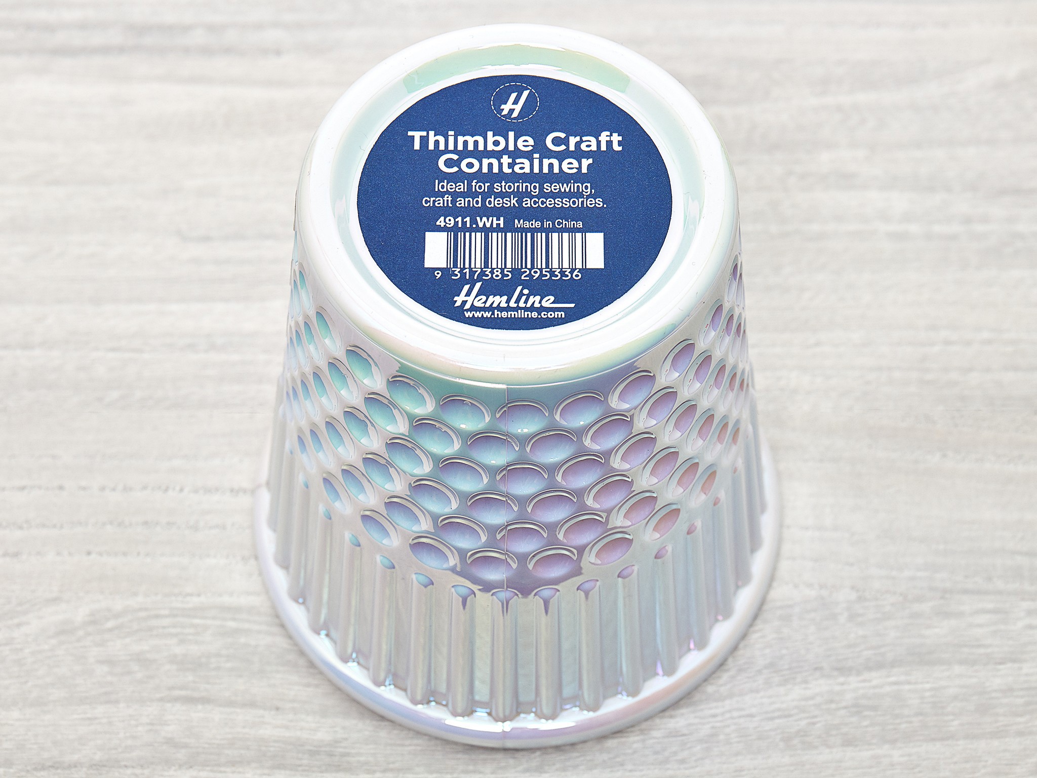 Thimble Craft Container Pearl White