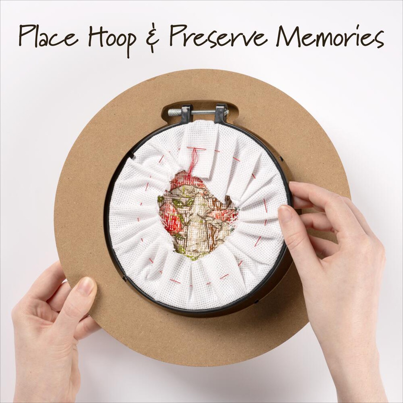 Bucilla Hoop Display 6in Beaded Circle