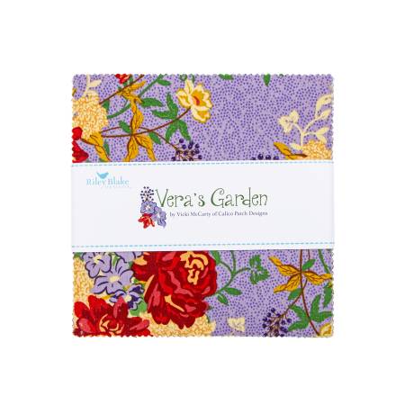 Vera's Garden 5in Squares, 42pcs/bundle By McCarty, Vicki