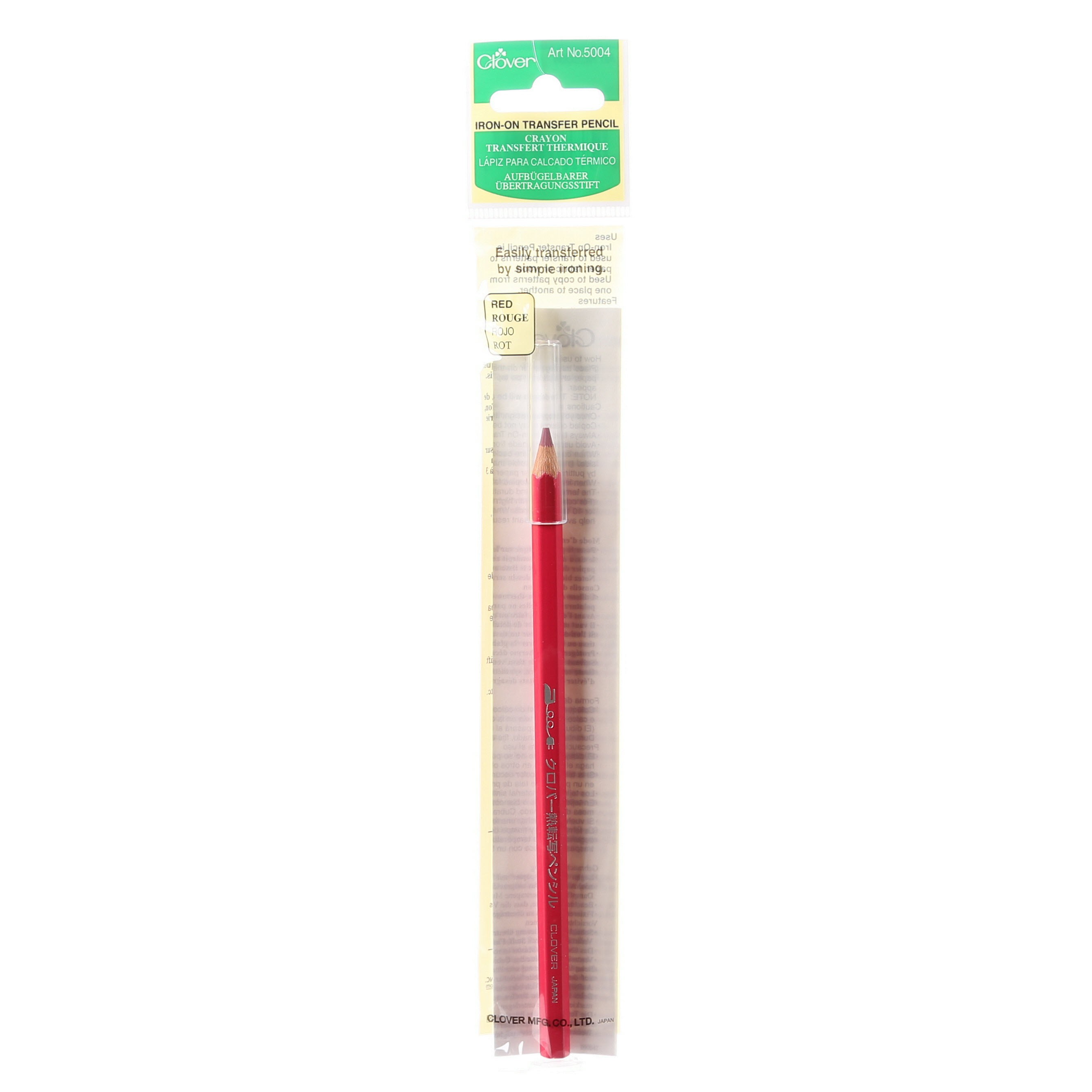 Iron on Transfer Pencil Red