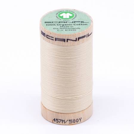 Scanfil Organic Cotton Thread 50wt Solid 500yd Afterglow