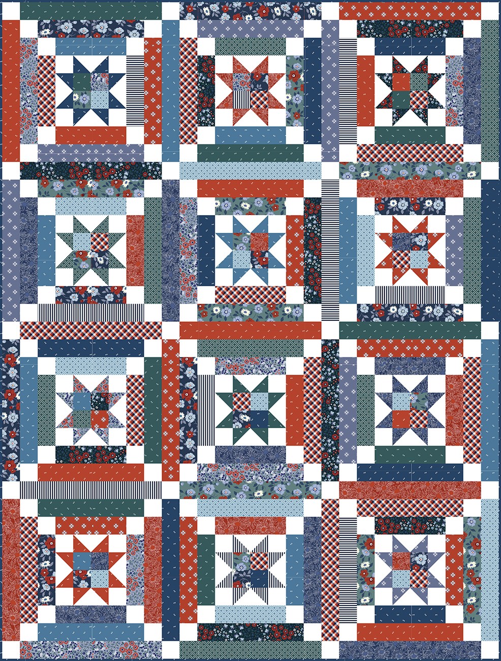 Allison Harris Limelight 56in x 74in Quilt Top By Harris, Allison