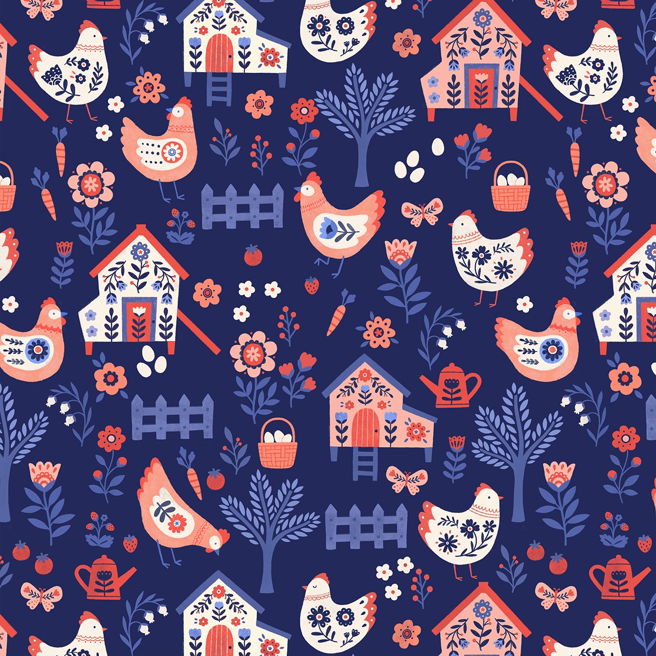 Indigo Chicken Co-op By Briscoe, Natalie