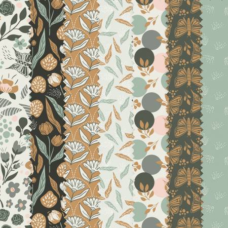 2-1/2in Strips Enchanted Meadow, 40pcs/bundle