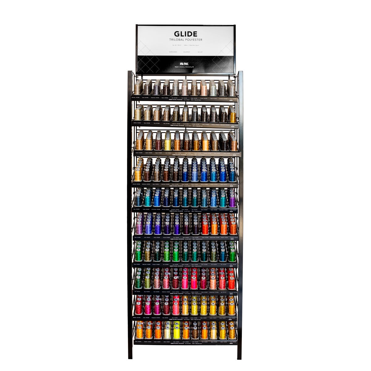 Glide Polyester Mini King Spool Floor Display 3