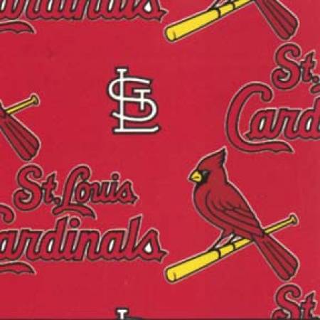 Red MLB St Louis Cardinals Fleece 60in