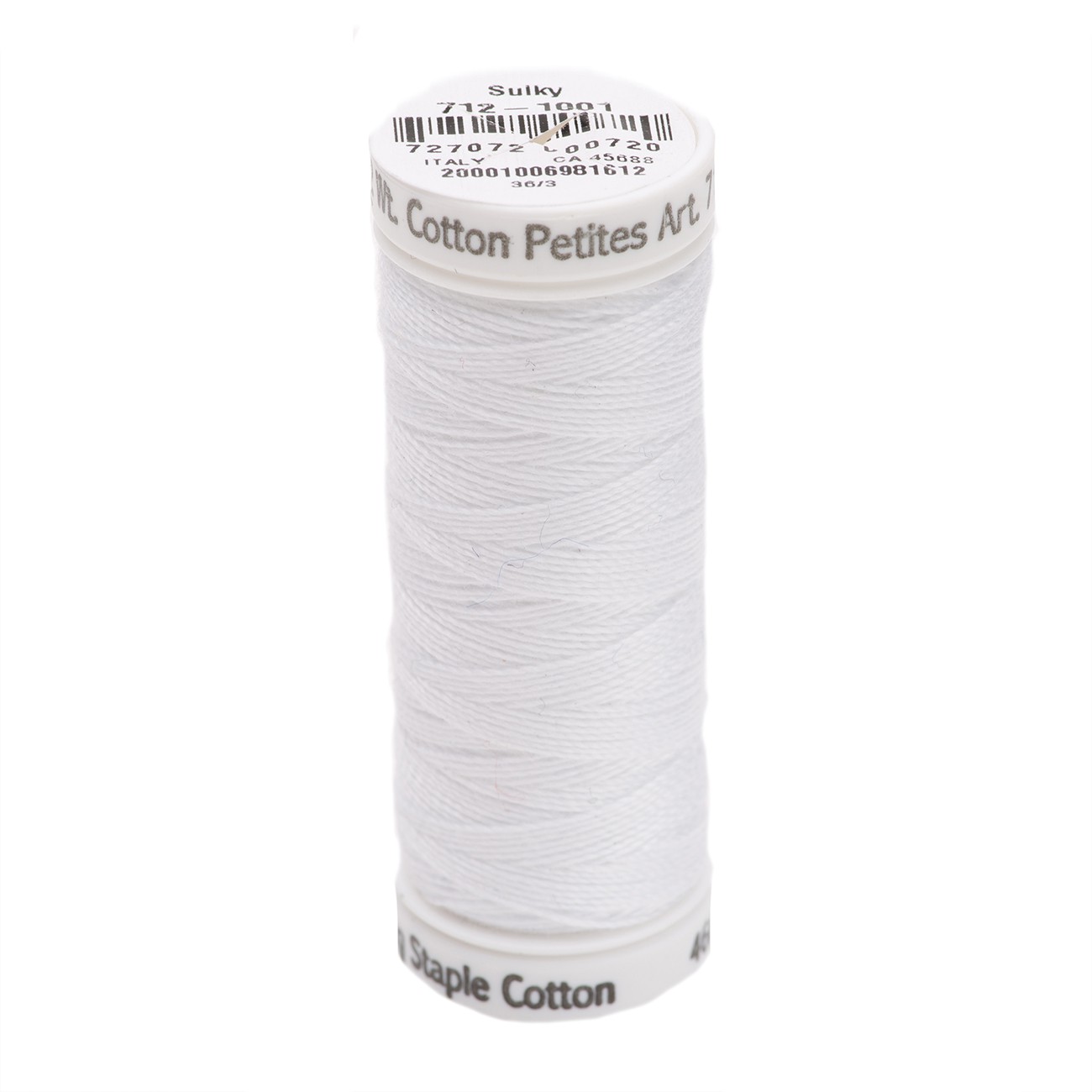 Cotton Thread 2-ply 12wt 50yds Bright White