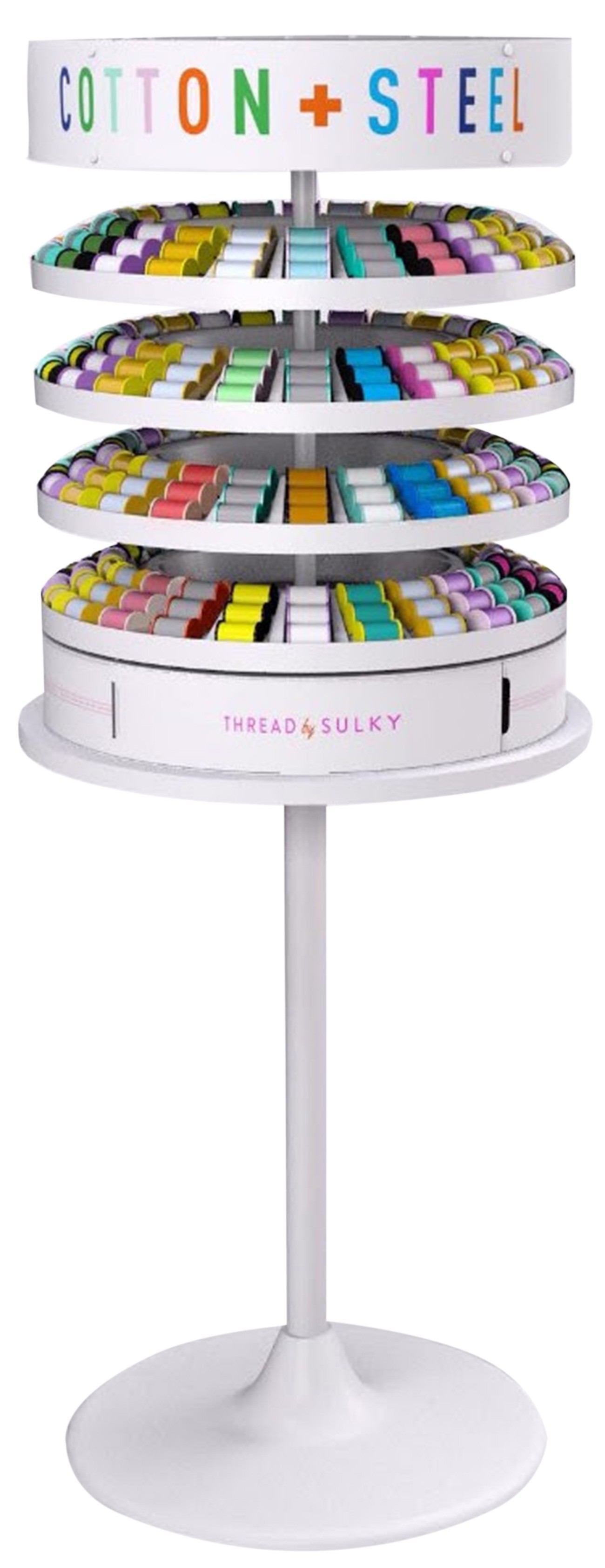 Cotton & Steel 660yd 100 Color Cotton Thread Spinner Assortment