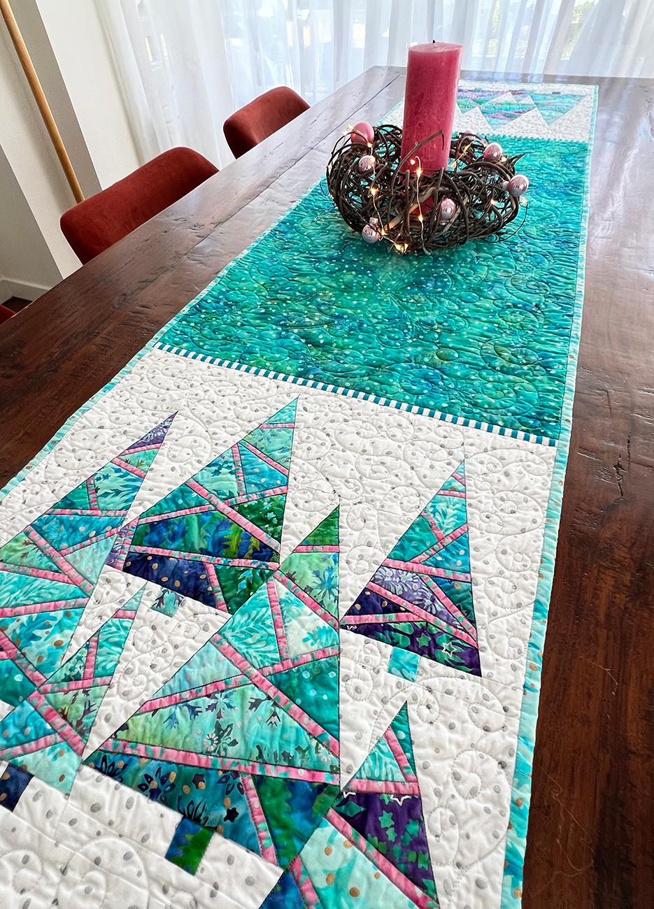 Enchanted Forest Tablerunner Quilt Kit, 71"x18-14" By Jonge, Jacqueline De