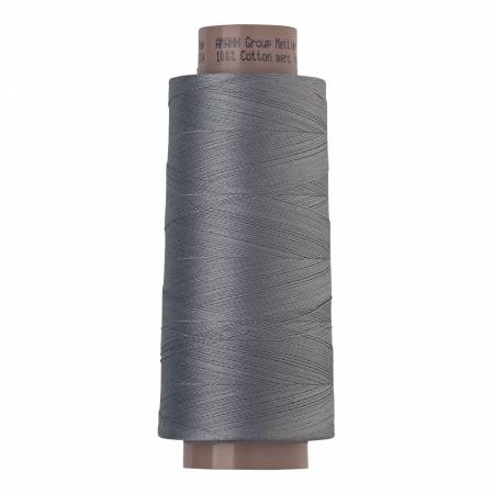 Silk-Finish 40wt Solid Cotton Thread 1600yd Roman Silver