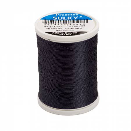 Rayon Thread 2-ply 40wt 268d 850yds Dark Ash