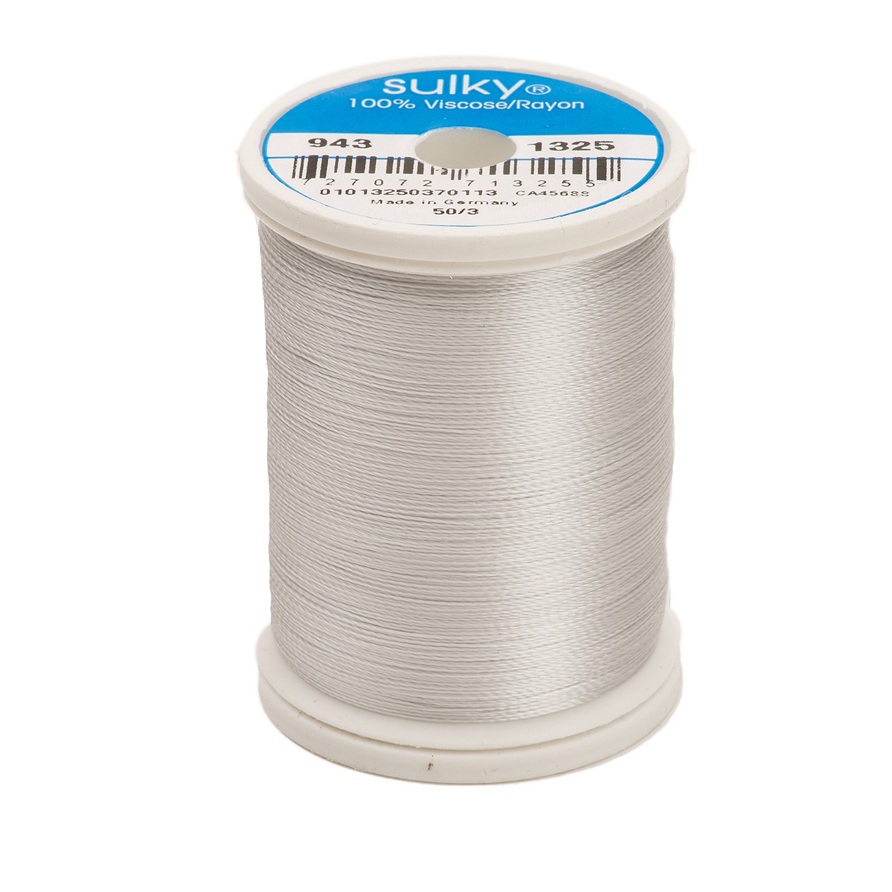 Rayon Thread 2-ply 40wt 268d 850yds Whisper Grey