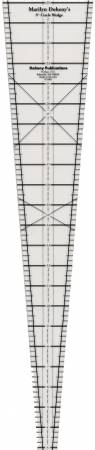 9 Degree Wedge Ruler 25in x 4-1/2in By Doheny, Marilyn