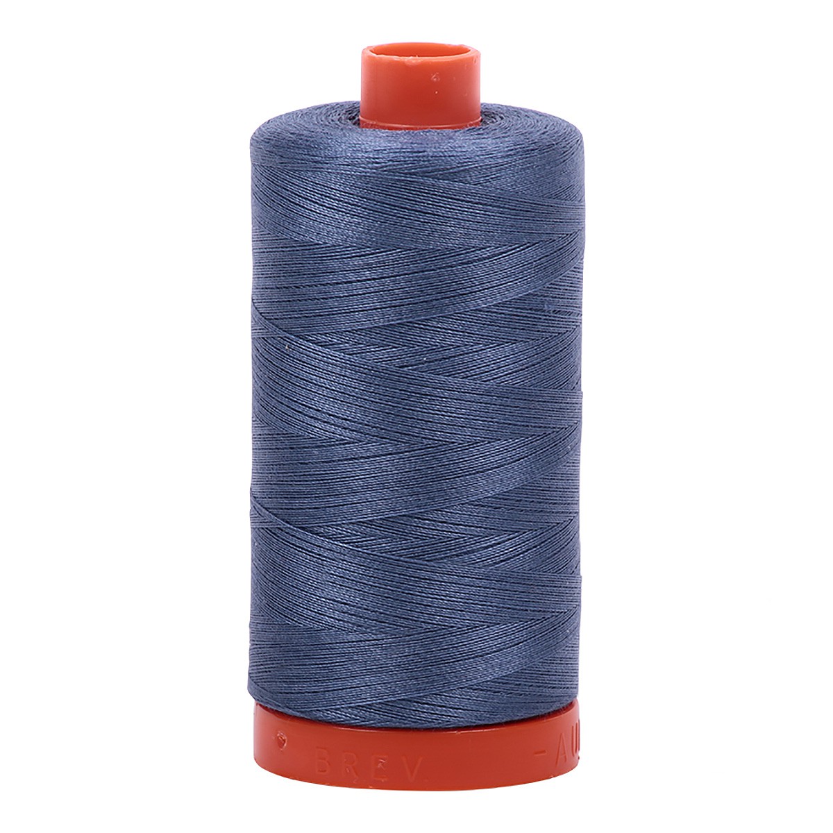 Mako Cotton Thread Solid 50wt 1422yds Dark Grey Blue
