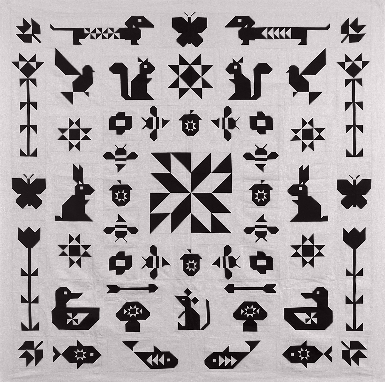 Folk Sampler - The Complete Quilt Project