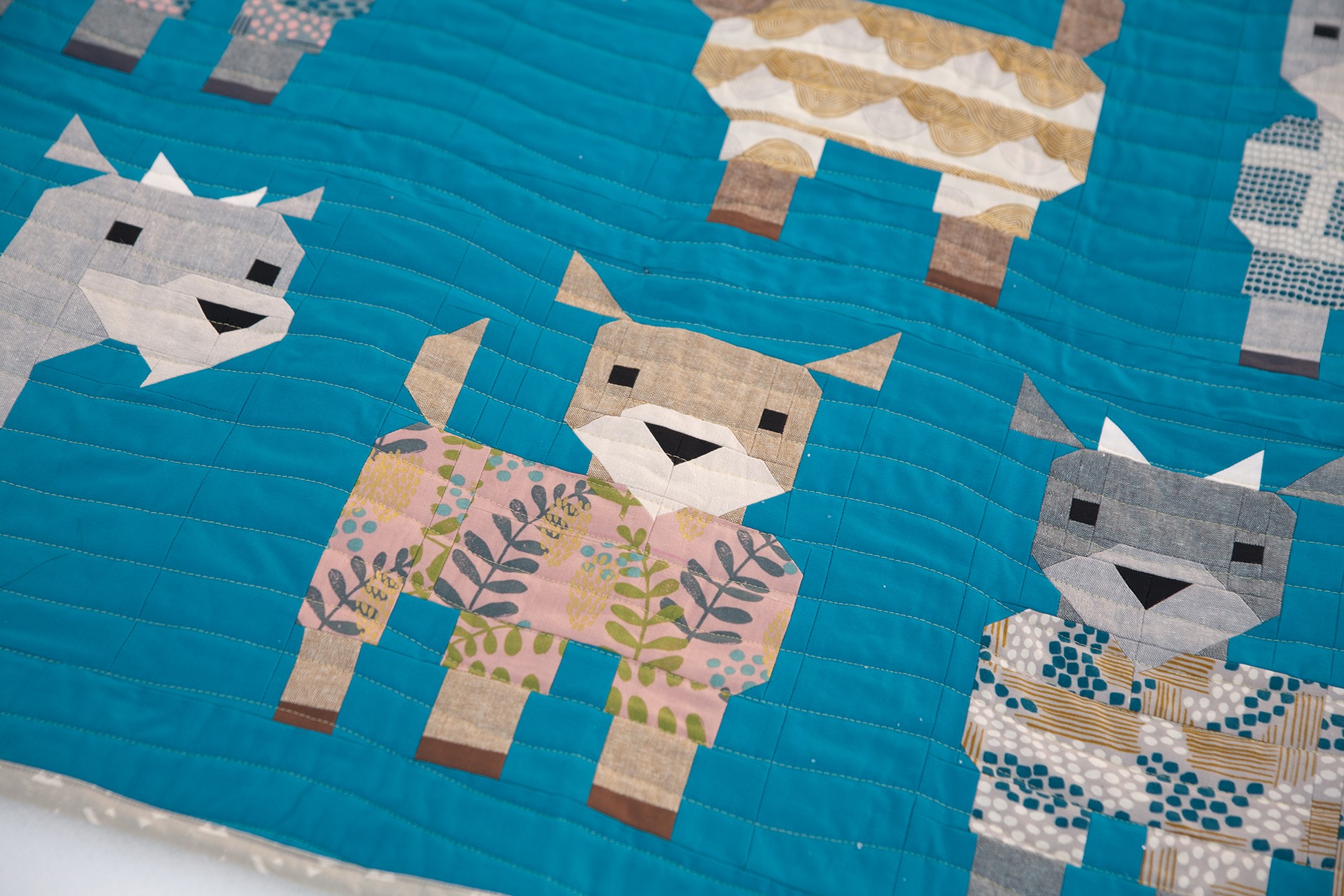 Kidding Around - Goats in Pajamas Quilt Pattern