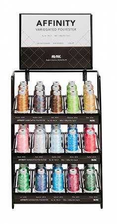 Affinity Variegated Polyester Thread 40wt Counter Top Display