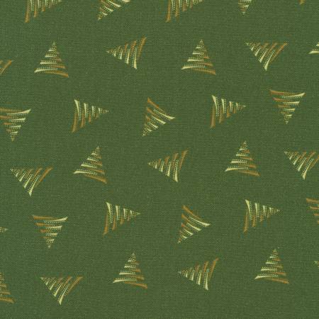 Trees Green Quilting Cotton