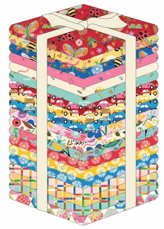 Fat Quarter Hey Love Bug, 19pcs/bundle