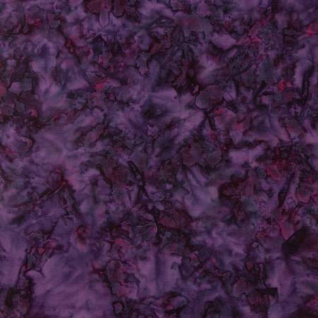 Batiks Elementals Color Play Mottled Purple Outburst
