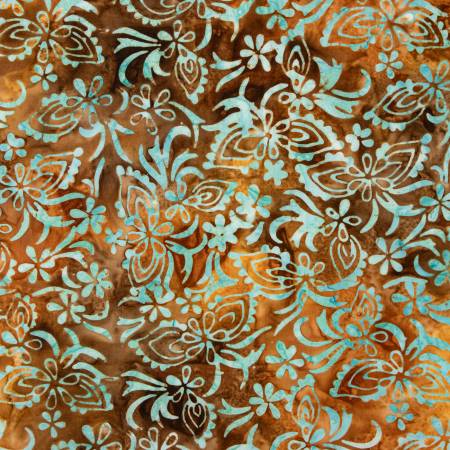Batiks Warm Rain Bronze Sea