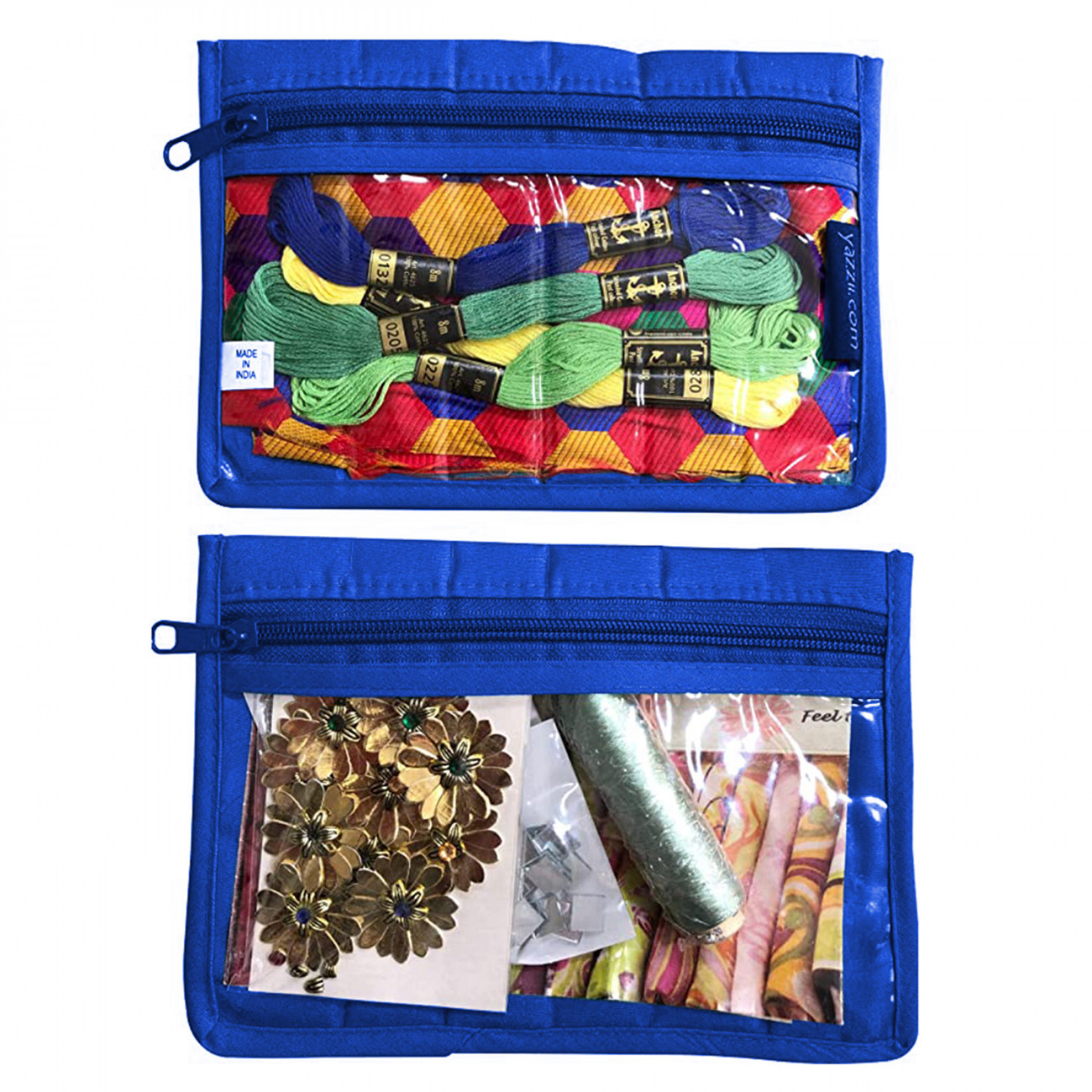 Two Piece Pouches Royal Blue