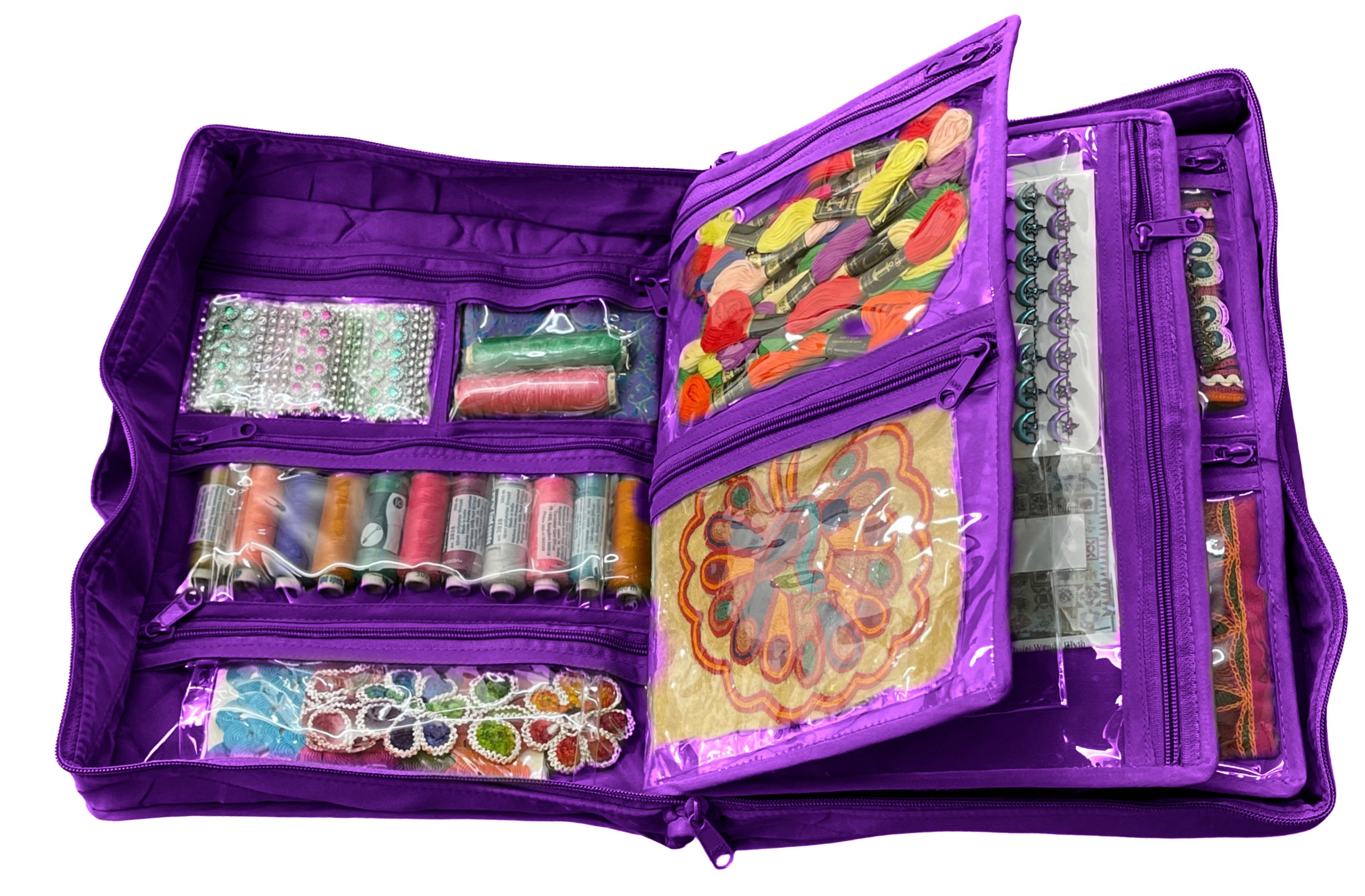 Hand Quilters Project Bag Purple