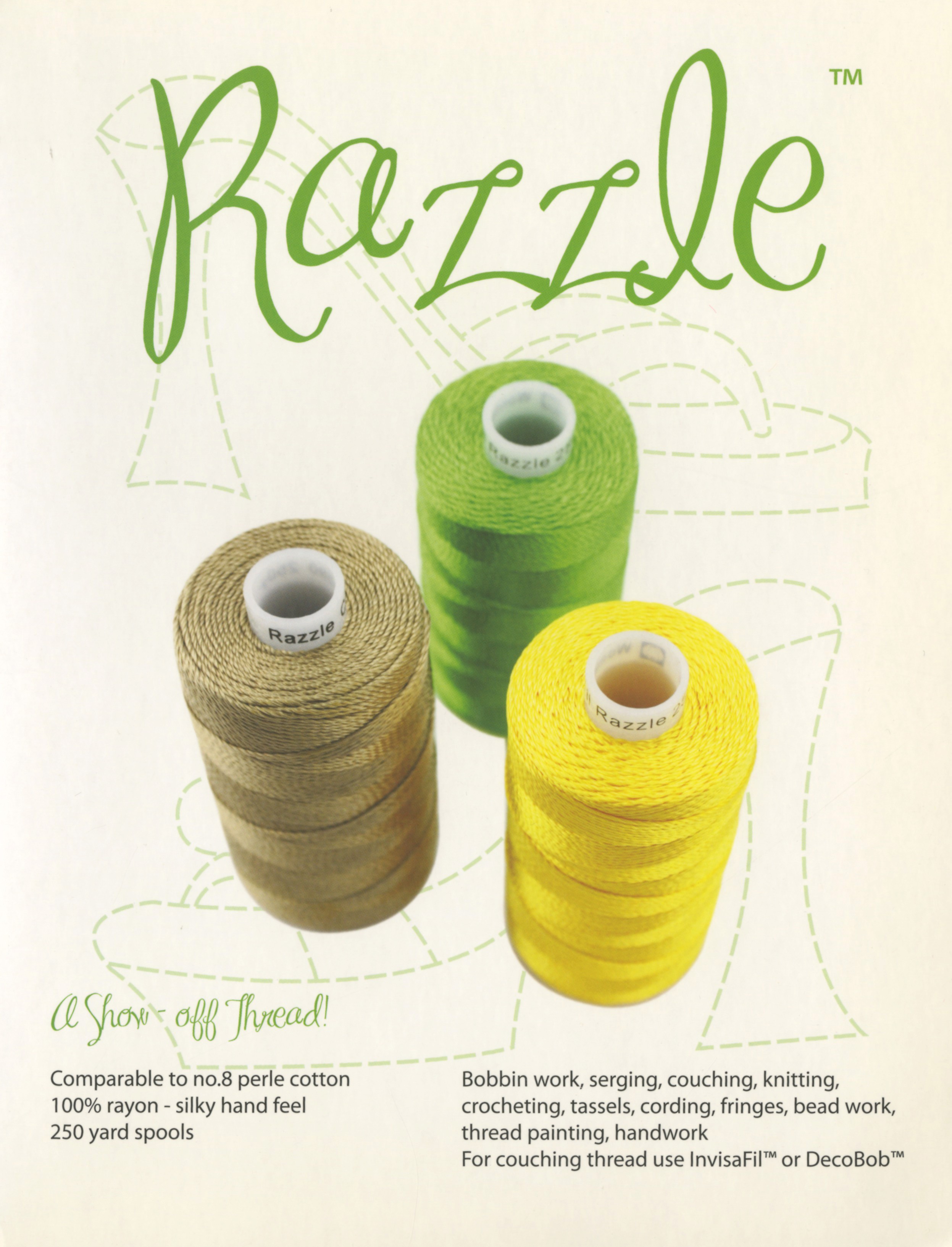 WonderFil Real Thread Razzle Color Card
